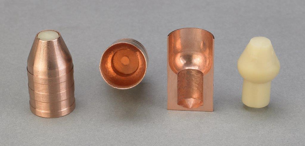 "Premier 20ga 2.2” Schrifle™ 365gr Copper slug". “The only totally NEW ...